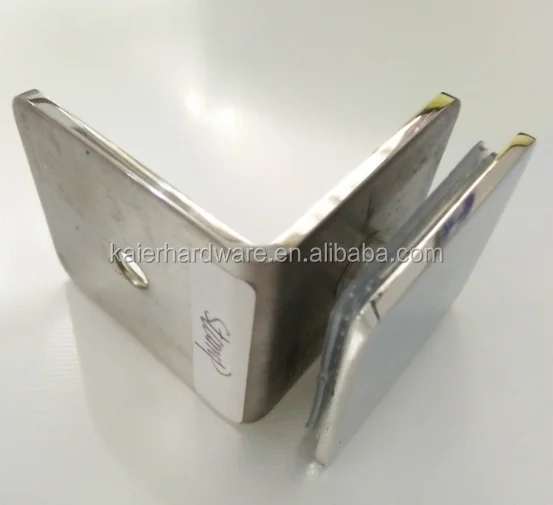 Stainless Steel Degree 90 Glass Connector,Glass Clip,Glass Clamp - Buy ...