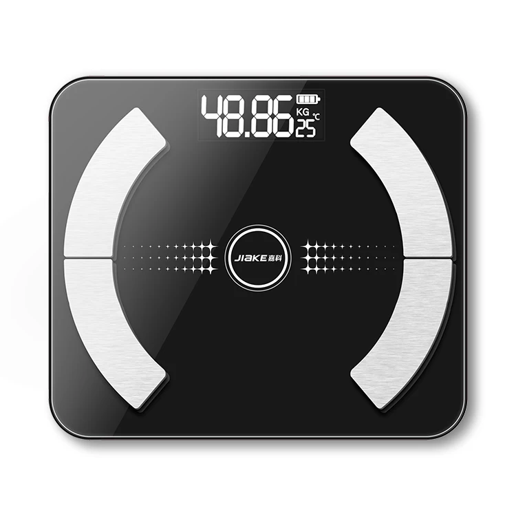 2021 Led Display Smart Heart Rate Smart Scale Portable Scales Digital ...