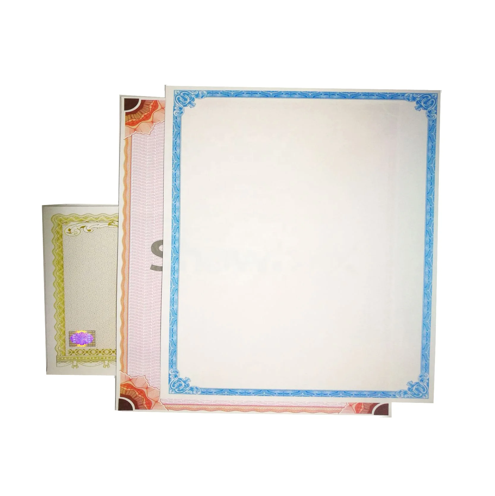 High Quality Custom Watermark Paper - Security & Anti-counterfeiting