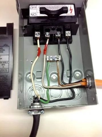 Air Conditioner Disconnect Box Wiring Ac Disconnect