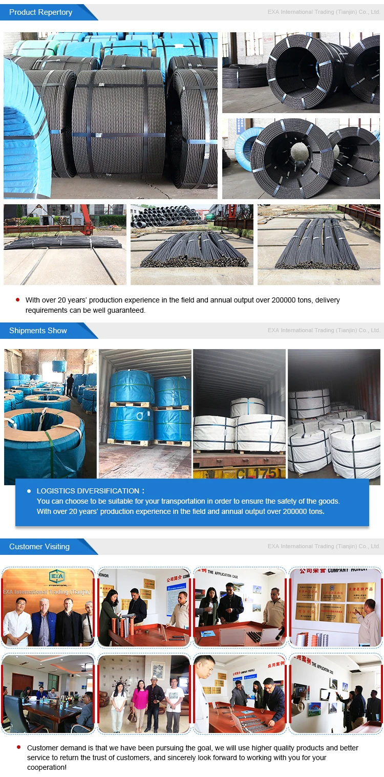 High Strength 7 Wire Prestressing Strand - 1860mpa