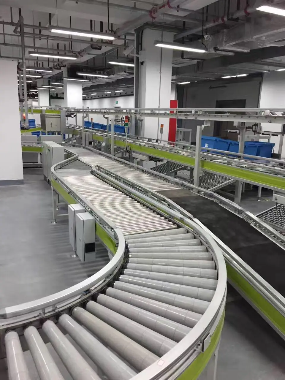 Automatic Book Sorting Conveyor System Roller Conveyor System For ...