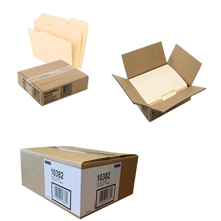 A4 Letter Size Manila Paper10 Dark Blue Green Pressboard Classification ...