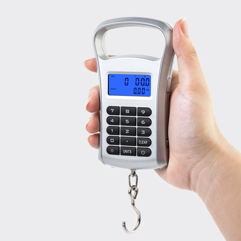 Hanging Fish Weight Scale 110lb/50kg Waterproof Digital Fish Scale with ...