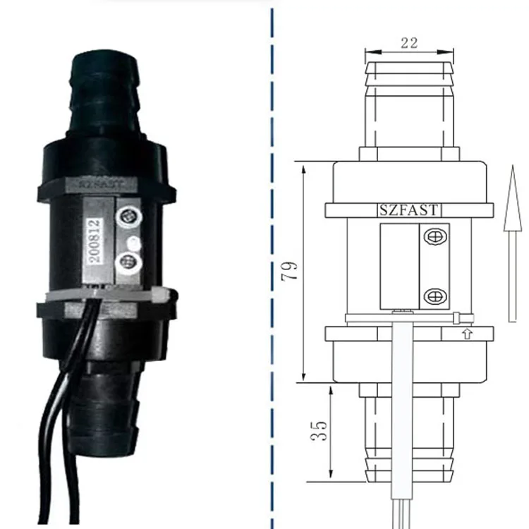 Supply Plastic Water Flow Switch Dc130v G/npt/r 1/4" 1/2" 3/4" 1" 2 ...