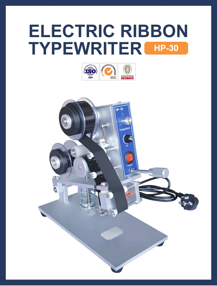 Hp-30 60w 220v Hot Stamp Printer Coding Machine Date Ribbon Coder ...