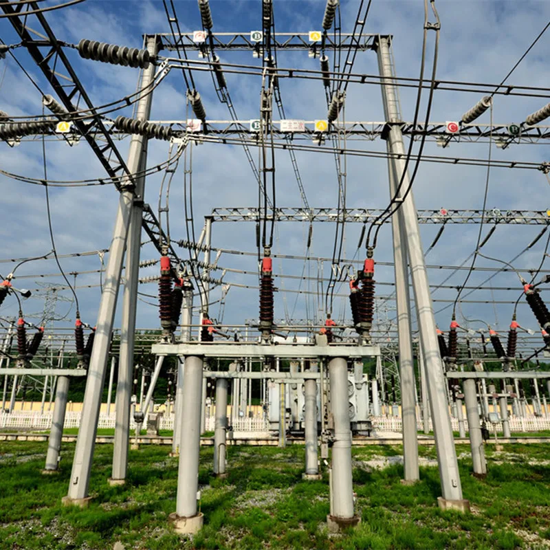 ISO 9001 Power Transformer Substation Tubular Structure
