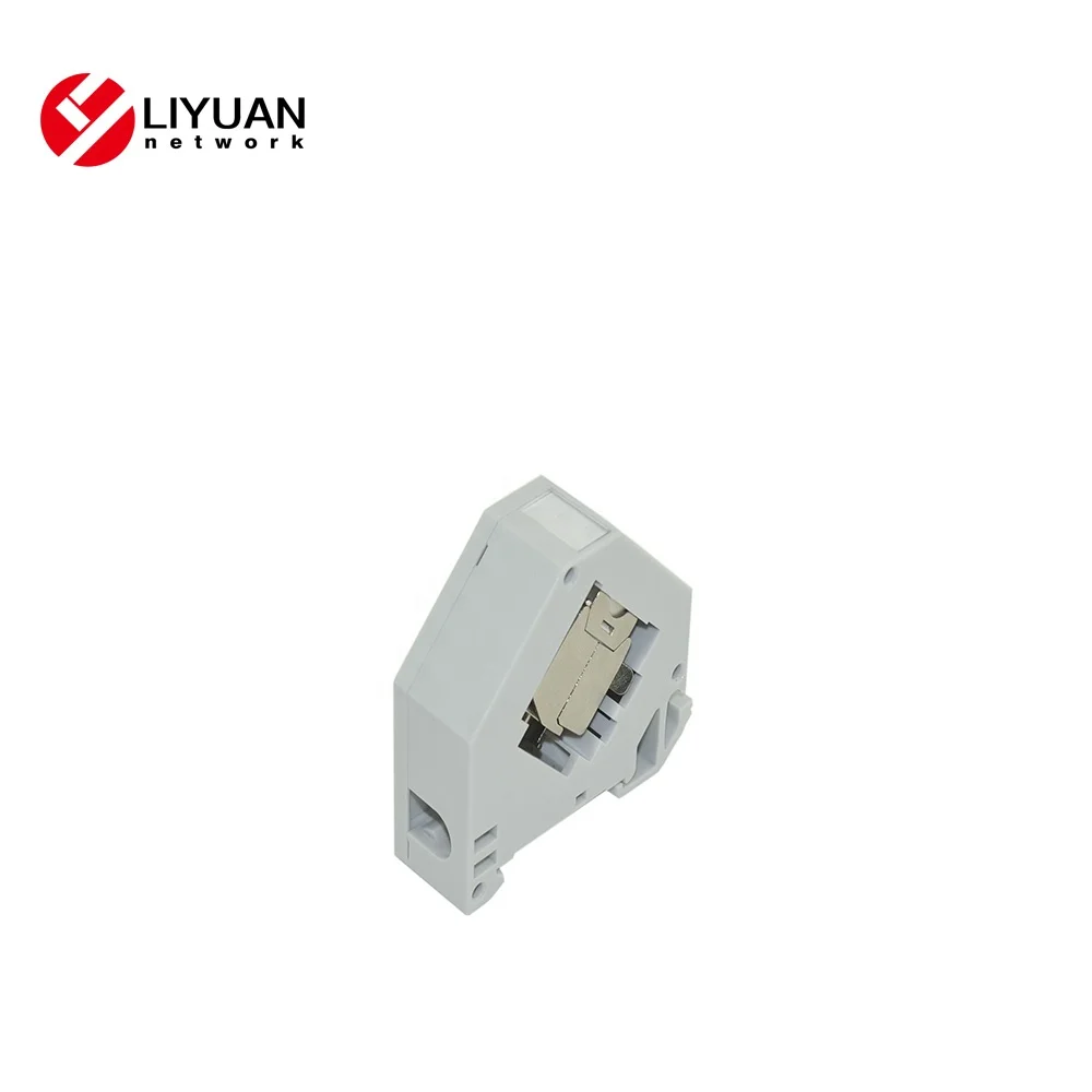 Industrial Grade RJ45 Keystone Outlet - DIN Rail Holder