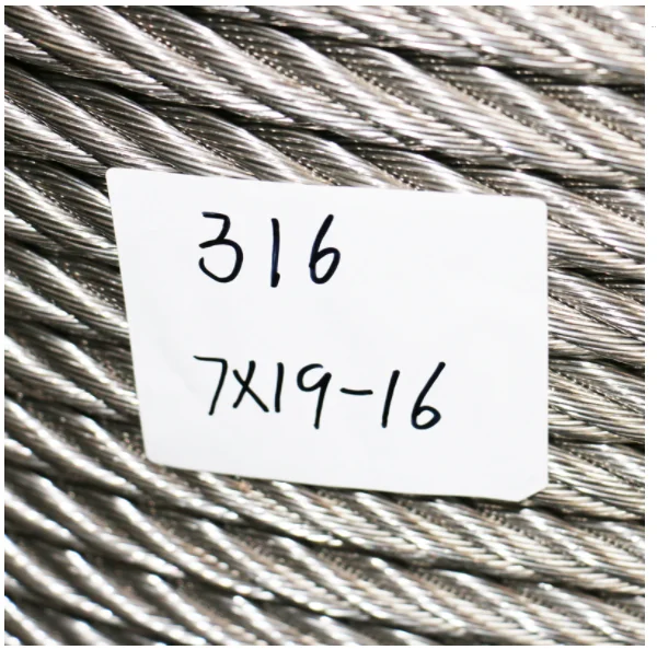 12mm 1x7 1x19 7x7 6x19+IWRC Round Strand Steel Wire Rope for Cableway ...