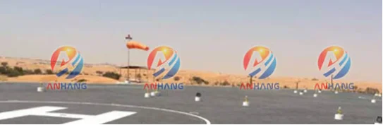 Waterproof IP66 Internally Illuminated Heliport Wind Cone Heliport ...