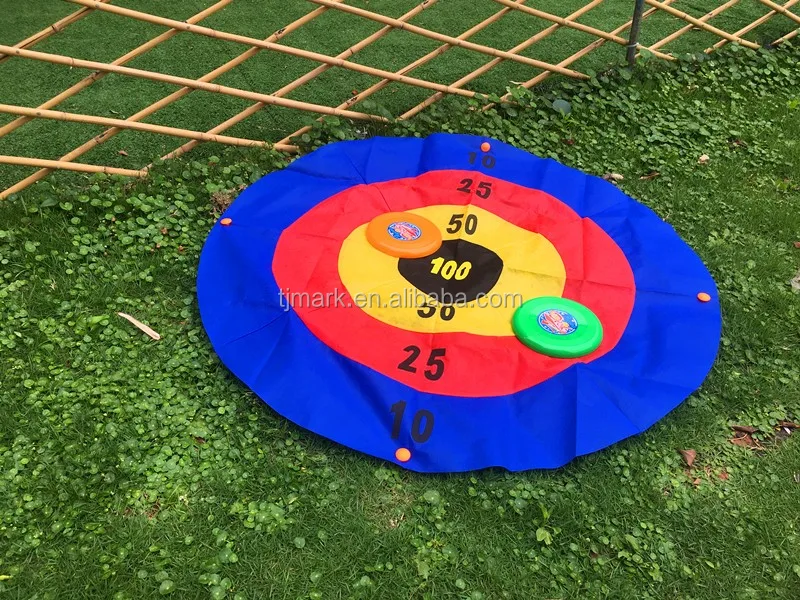 Outdoor Garden Yard Giant Flying Discs Target Set Game - Buy Target ...