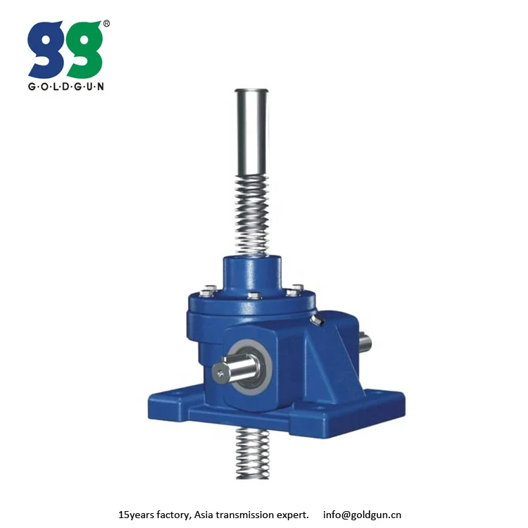 Customizable Mechanical Jack Worm Gear Speed Reducer Lifting Bolt Model ...
