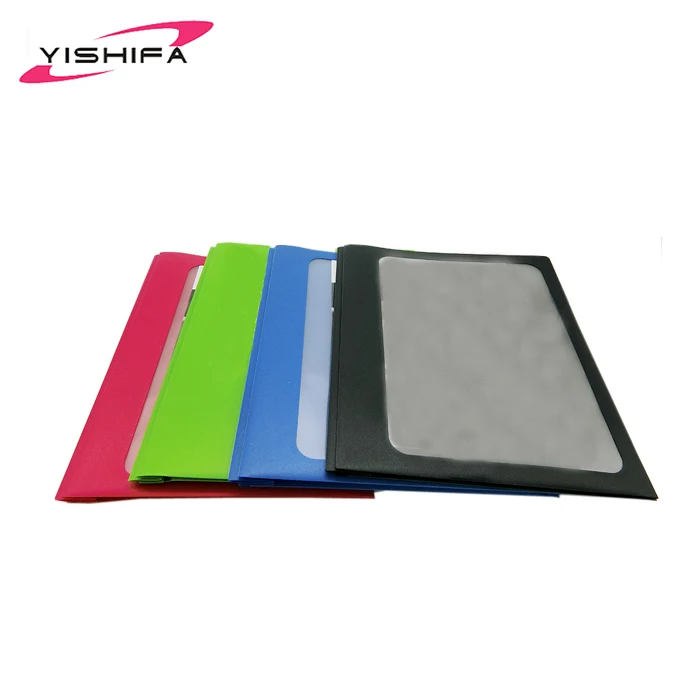 Hot Selling Colorful File Folder Durable Plastic Folder Double Pocket ...