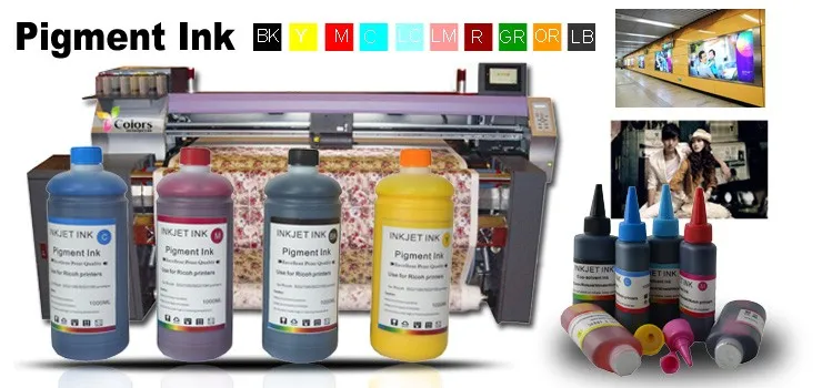 Antisunlight Outdoor Digital Printing Ceramic Inkjet Printer Pigment Ink