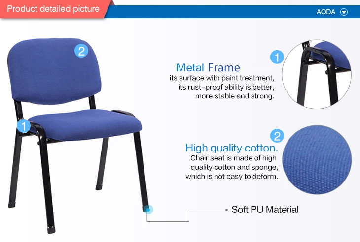 Stackable Training Room Chairs - Modern Office Solutions