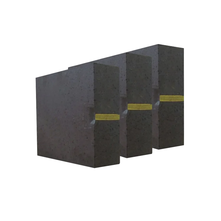 Magnesia Refractory Bricks Mgo-c Magnesite Carbon Brick For Thermal ...