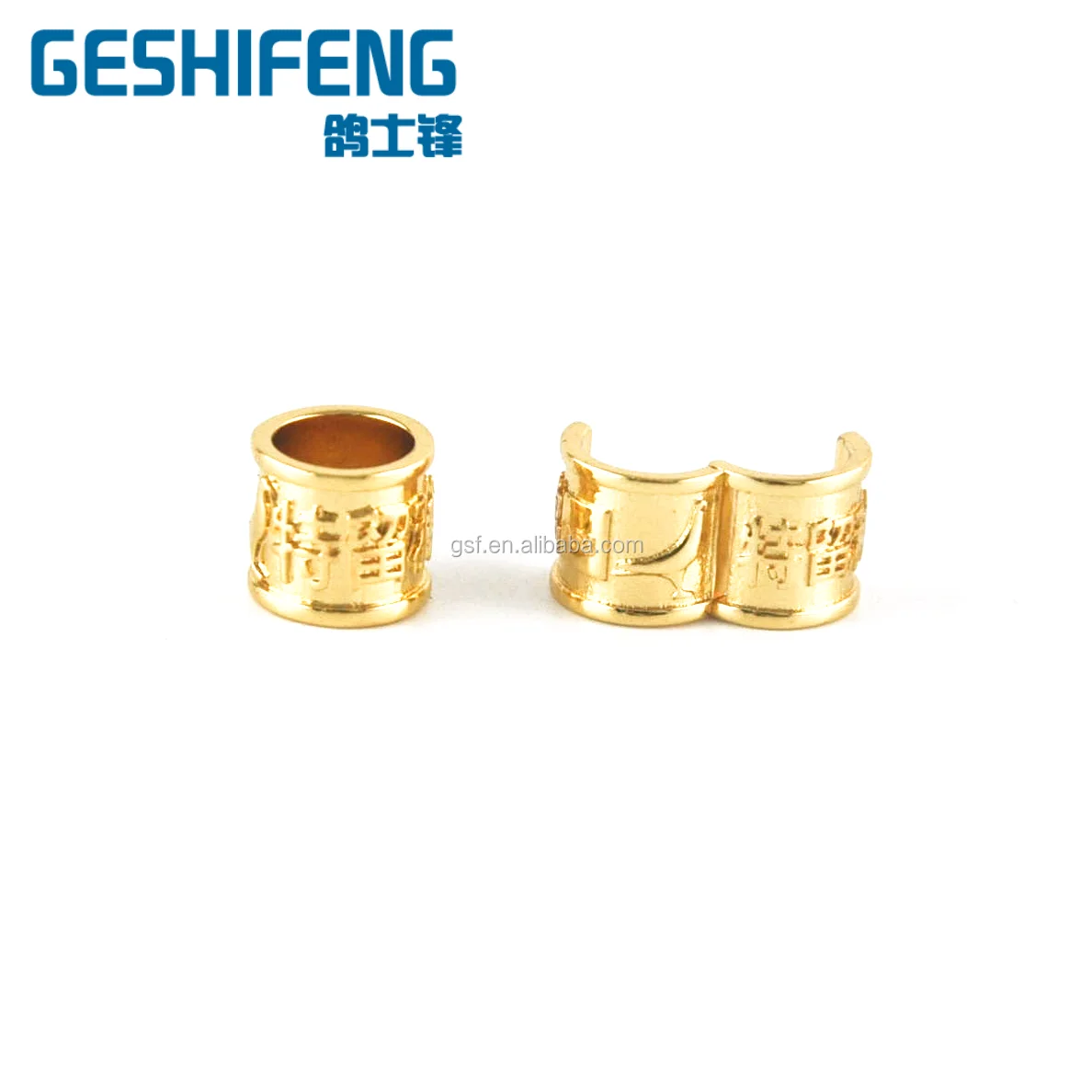 Fancy Golden Metal Pigeon Rings for Racing Pigeons - 24K Gold-Plated ...