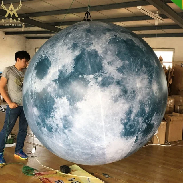 Hot sale giant inflatable moon, inflatable moon ball, moon balloon for ...