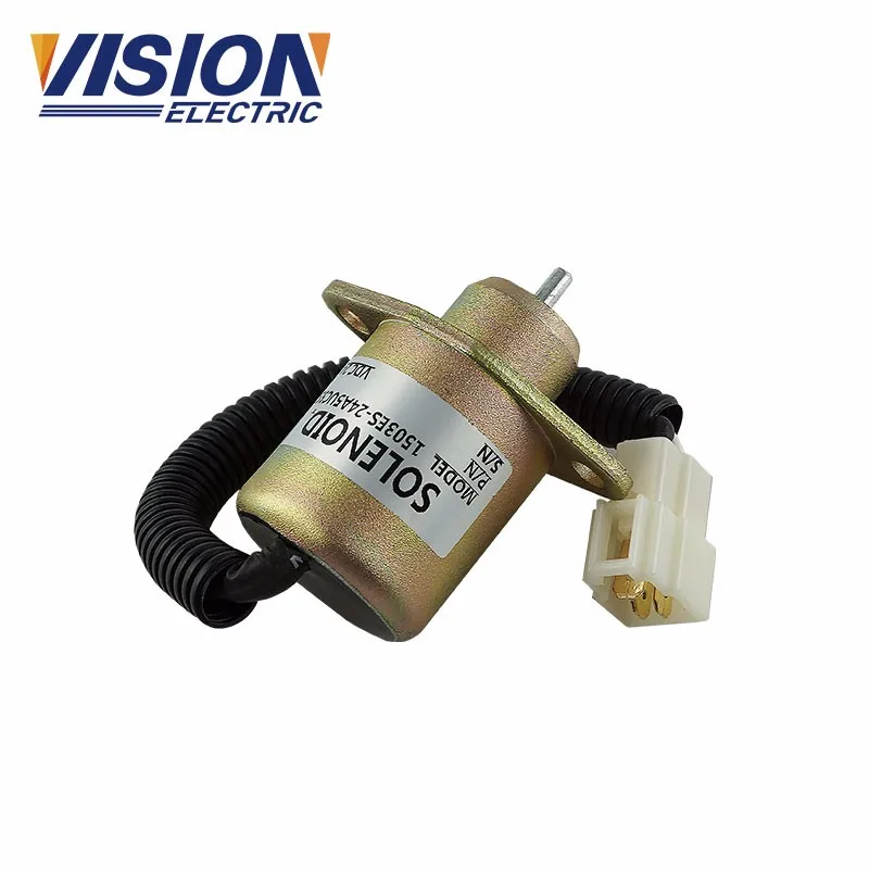 1503ES-12A5UC5S 12V Fuel Shutoff Solenoid for Kubota Engine