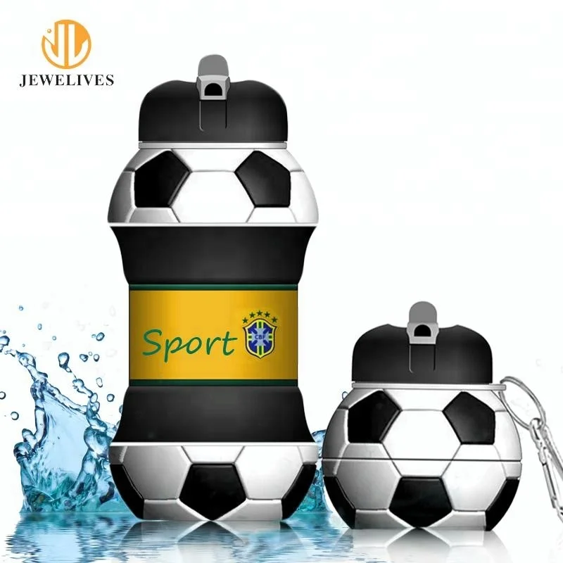 Patent Product Promotion Football Drinking Bottles Soccer Shape Silicon ...