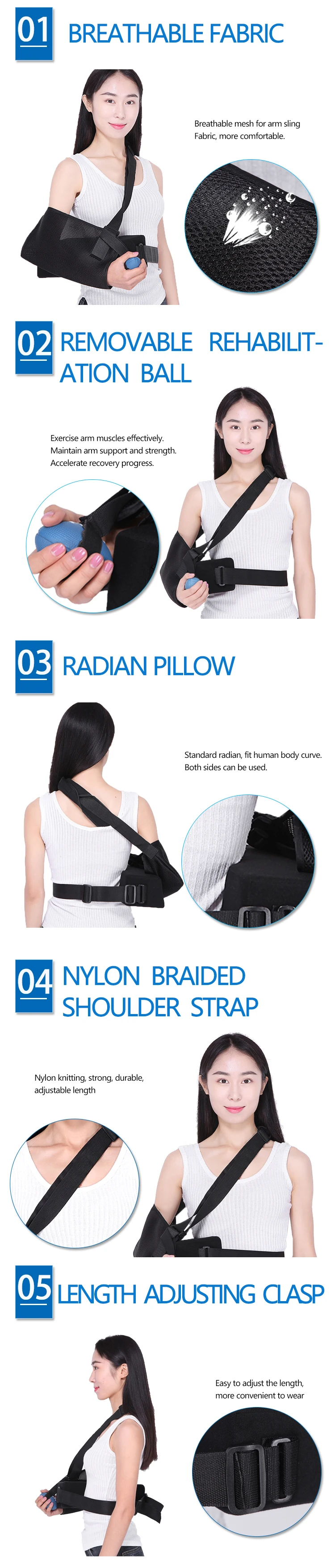 Medical Orthopedic Humeral Abduction Immobilizer Orthosis