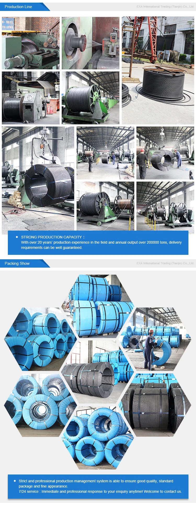 High Strength 7 Wire Prestressing Strand - 1860mpa