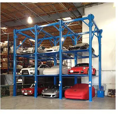 China Quad Stacker Car Parking Lift System Estacionamiento Elevador De ...
