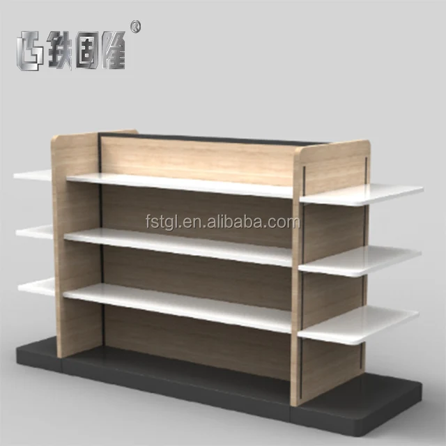 Miniso Shelf - Popular Light Duty Steel and Wood Display Rack