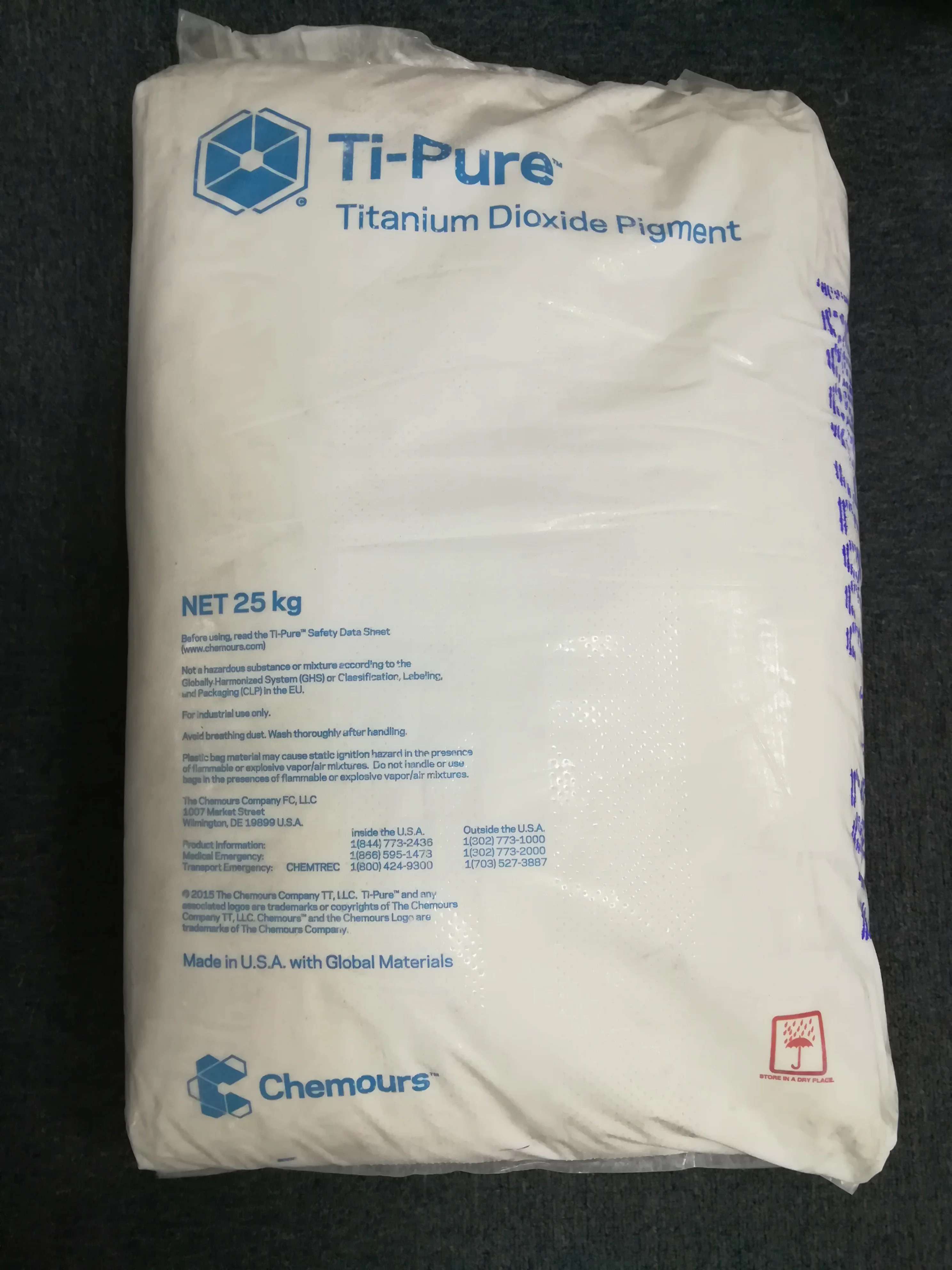 Nano Rutile Grade Tio2 Pigment Titanium Dioxide (chemours R-103)for ...