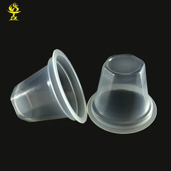 Hexagon Shaped Plastic Solid Liquid Container Mini Fruit Jelly Clear ...