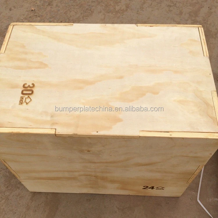 3-in-1 Multi-functional Explosive Strength Training Wooden Jump Box ...