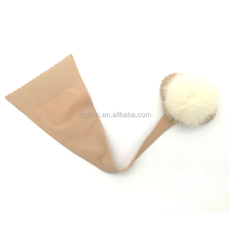 Women's Sexy Bunny Tail C String Rabbit Fur Seamless C Panties Lady ...