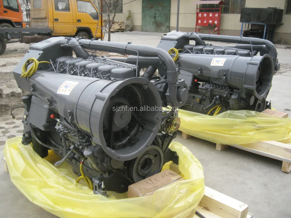 Air Cooled 141kw/192hp 2500rpm Diesel Engine For Deutz Bf6l913c Be Used ...