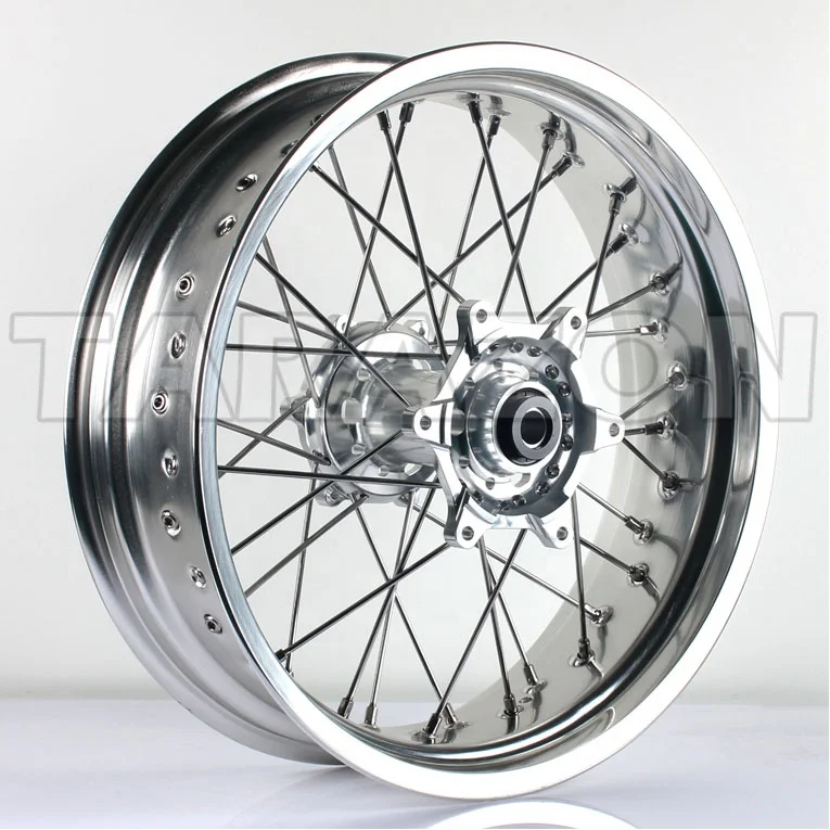 17 Inch CNC Aluminum Supermoto Motorcycle Spoke Wheels for KTM