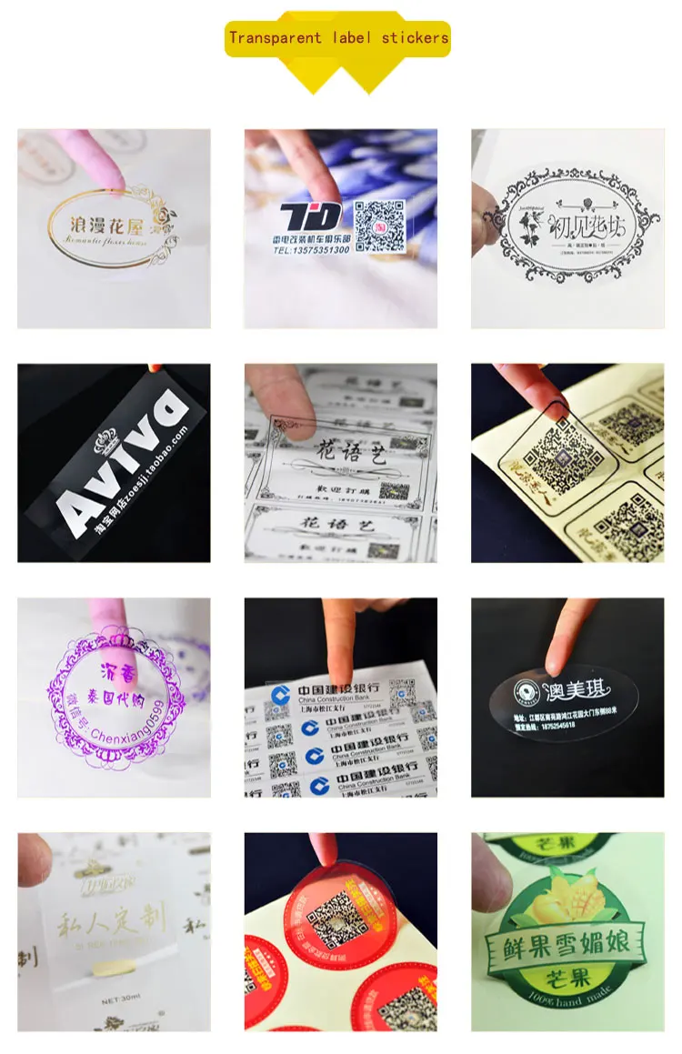 Custom Waterproof Vinyl Stickers for Supermarkets & Exhibitions