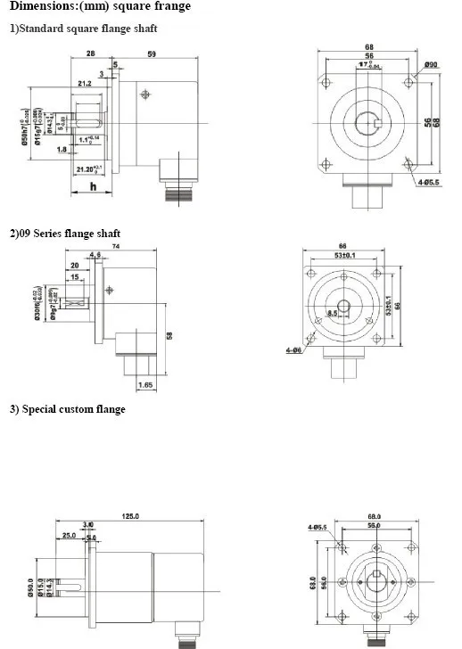 Kubler Rotary Encoder 8.5000.8368.1024 Replacement 1024ppr Calt Ghsf58 ...