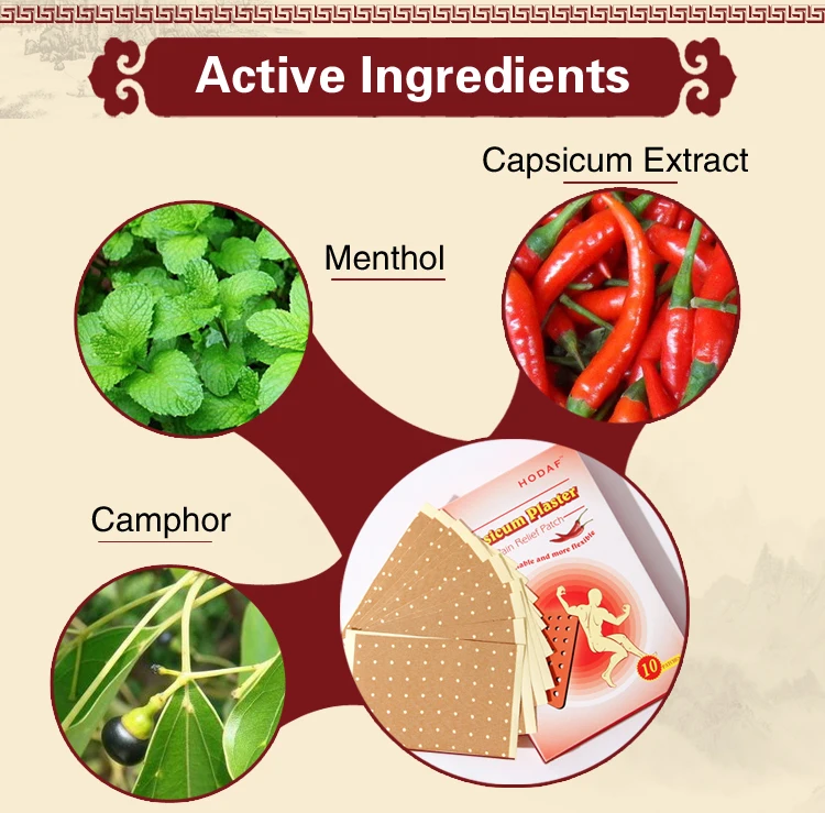 Wholesale Professional Capsicum Porous Plaster Chinese Natural Porous ...