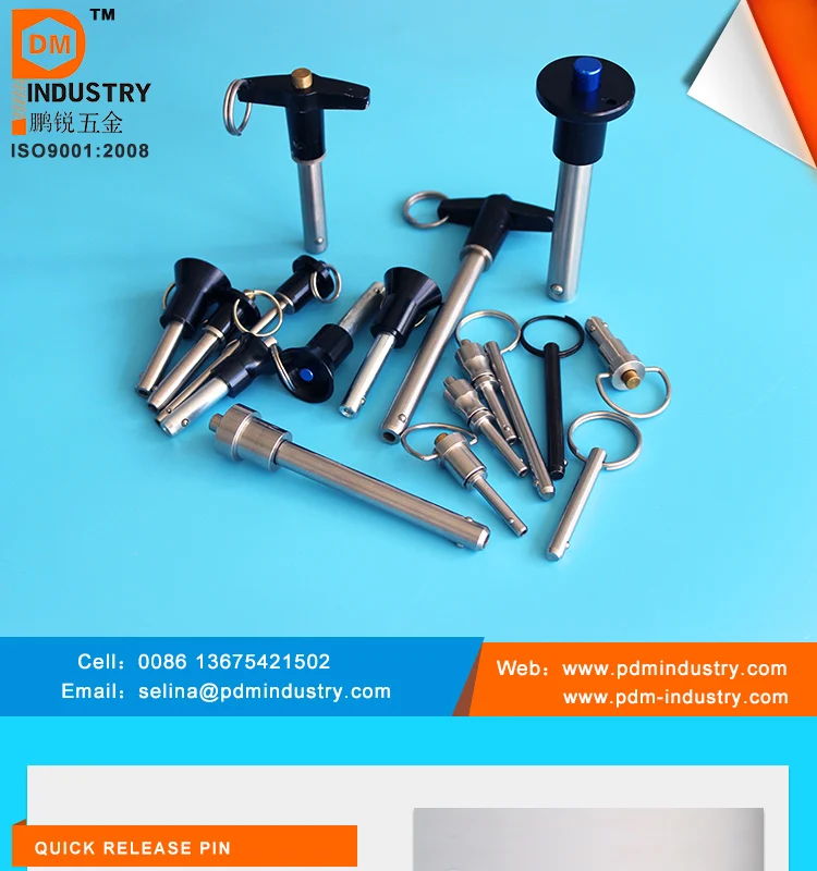 T Handle Weld Mount Retractable Spring Plungers Pull Pin