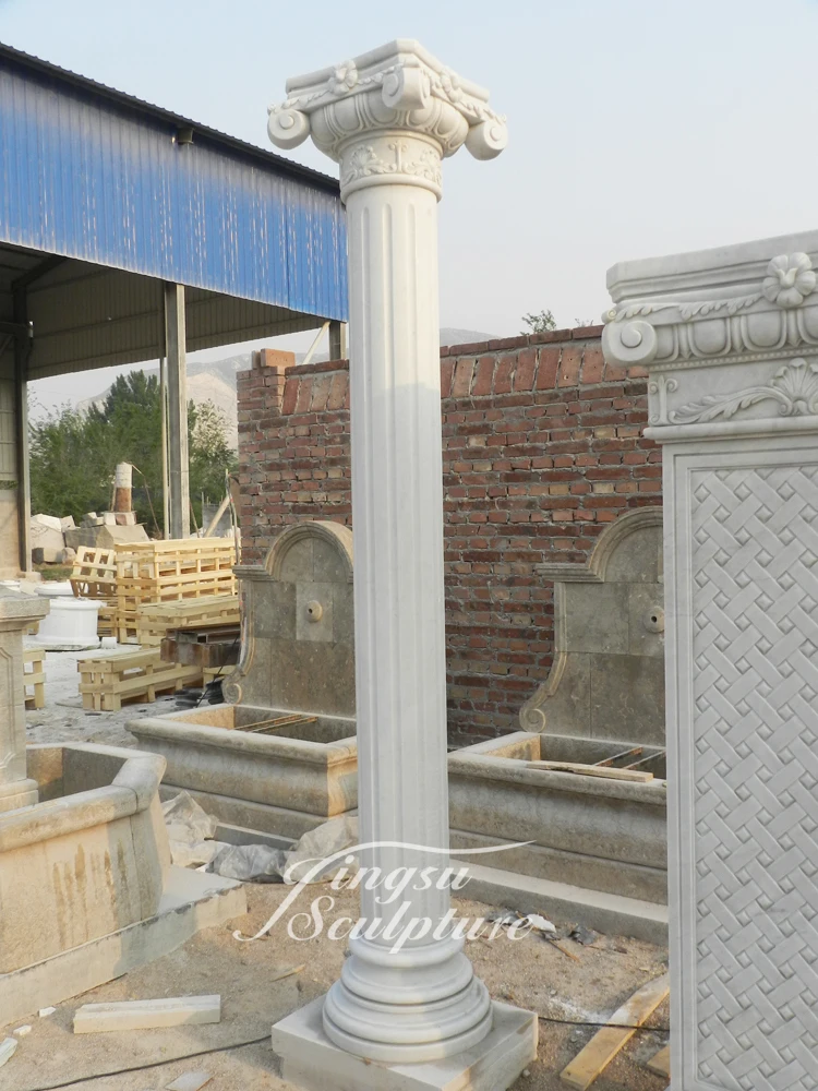 Alibaba.com: Modern Marble Roman Column, Square Design, Hollow Granite Stone Material : Source ...