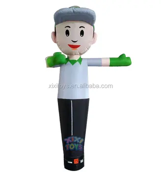 3m Waving Hands Inflatable Skyman For Advertising / Inflatable Moving ...
