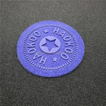 Oem 3d Flock Patch Flocking Label Plant Logo Silicone Patch - Buy ...