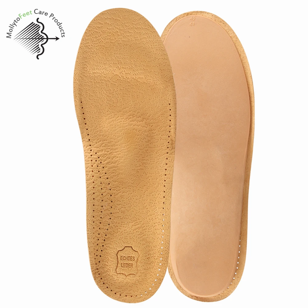 Orthotic Leather Insoles For Shoes Orthopedic Arch Support Insoles For ...