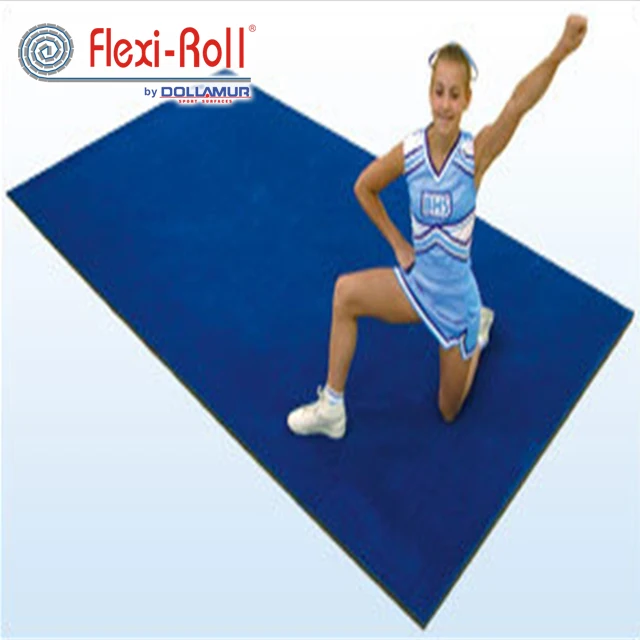 Hot sale flexi roll cheerleading mat carpet cheer mat/ rhythmic ...