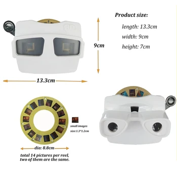 Customized Slide 3d Stereo Viewer With Reels Picture View Master Custom ...