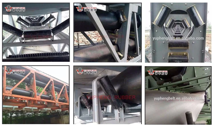 Coal Mining Gravity Upper Friction Idler Outdoor Fabric Carcass Pipe ...
