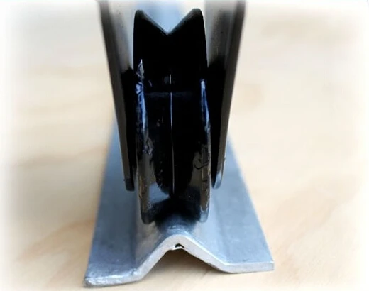 Sliding Gate Track Inverted V Shape Groove Trolley Rail - Buy Steel ...