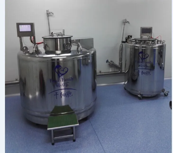 Biological Sample Storage Tank Cryogenic Nitrogen Liquid Vapor Tank ...