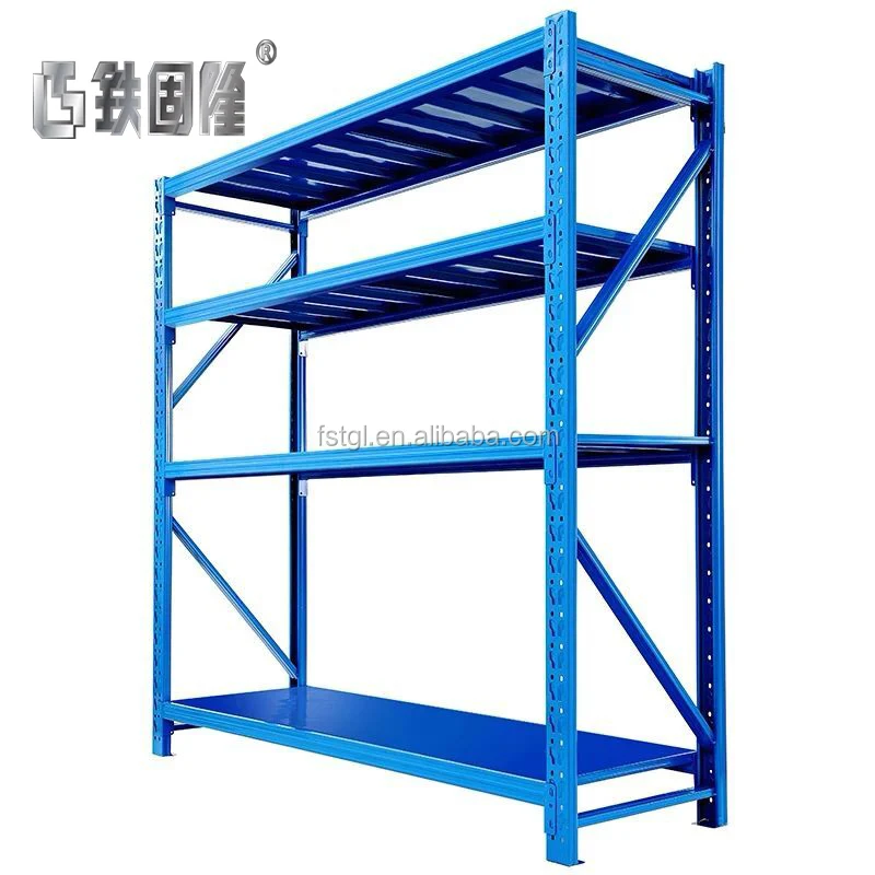 Heavy-Duty Double-Sided Industrial Steel Warehouse Storage Shelf ...