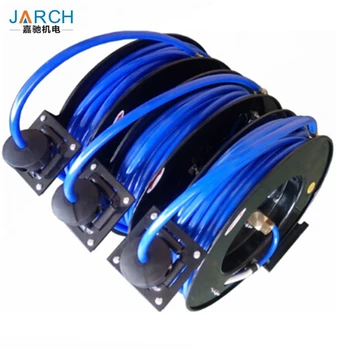 Spring Loaded Power Automatic Extension Cable Cord Reel Drum ...