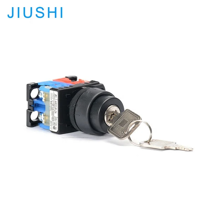 Ar22jr-2a 22mm 2ตำแหน่งปุ่มกดปุ่มสวิทช์1no 1nc - Buy Key Push Butnoton ...